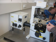 The setup of the new and shiny Olypmus FV1000 confocal microscope ...